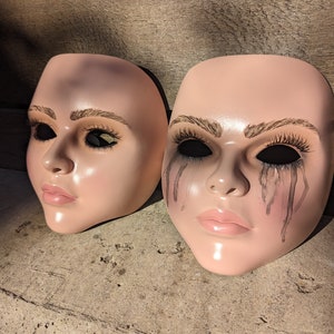 M3gan Halloween Cosplay Mask - Etsy