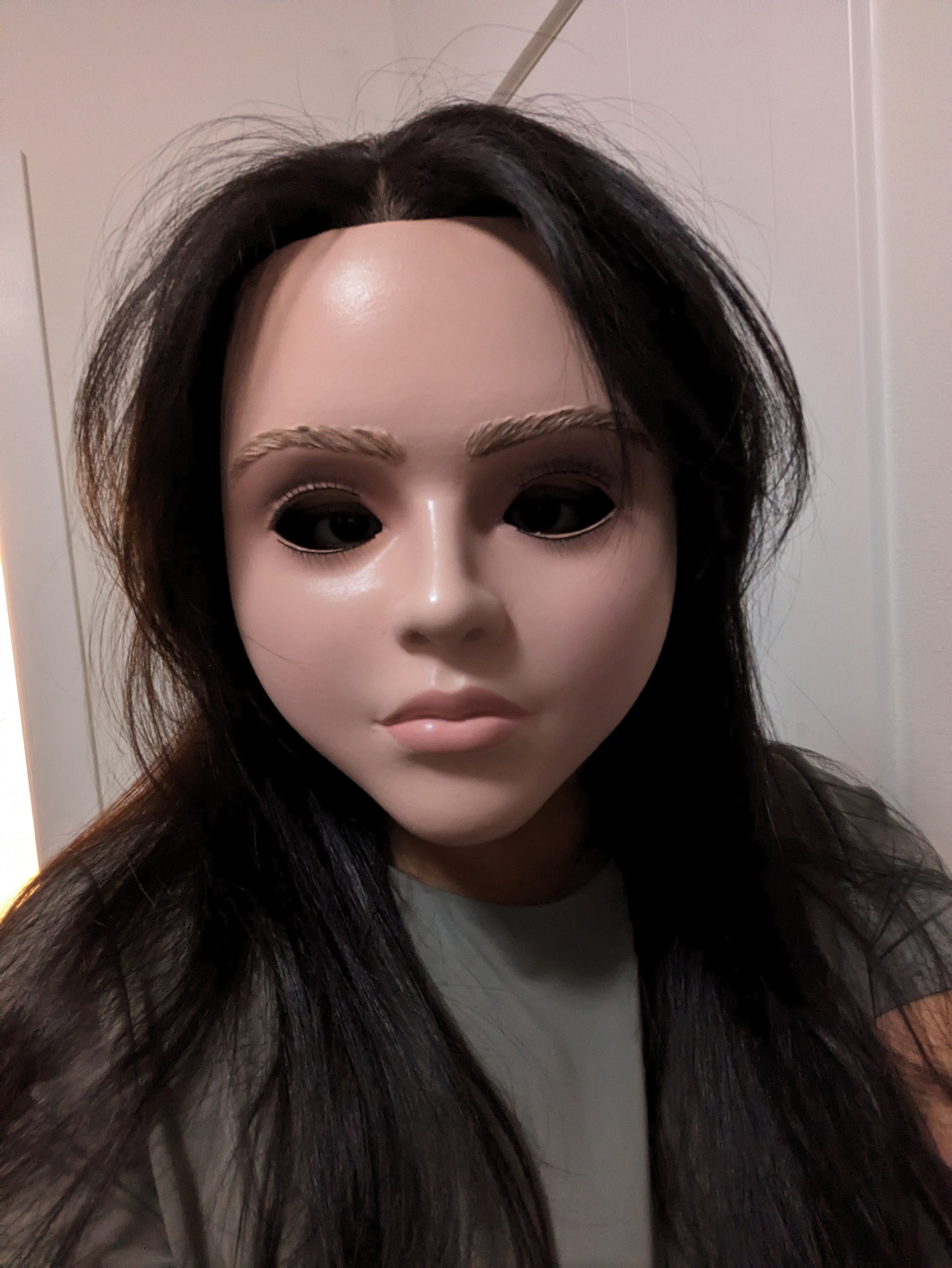 M3gan Halloween Cosplay Mask - Etsy