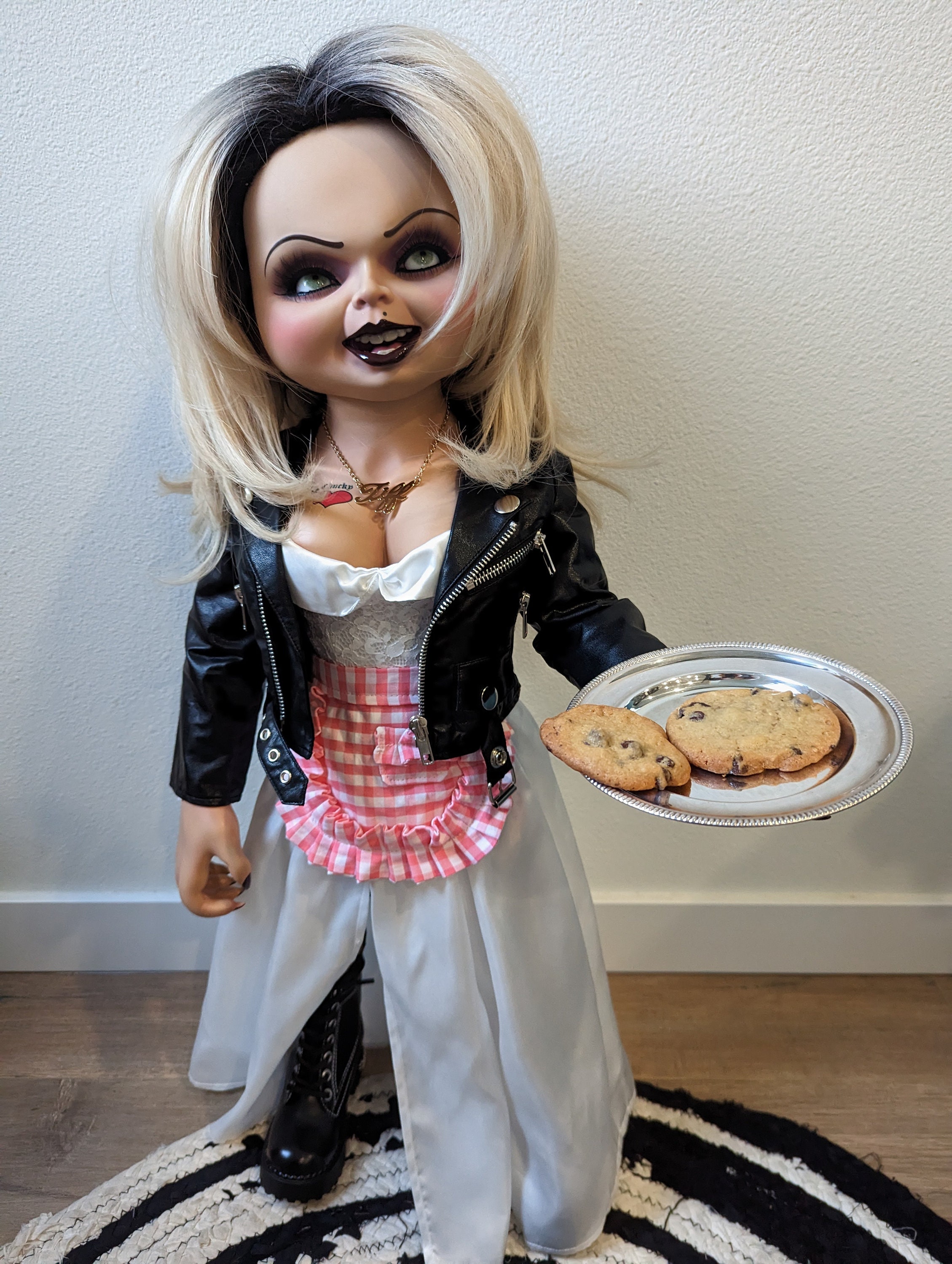 Bride Of Chucky Tiffany Doll Movie Accurate Apron Etsy 