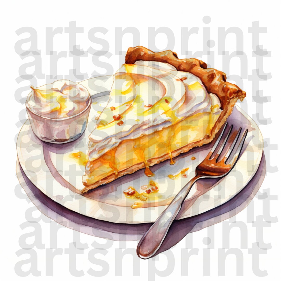 Pie Clipart PNG 5 Pack 300 Dpi Realistic Holiday Dessert Images Clip ...