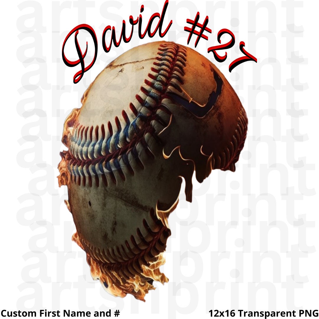 Baseball Png, Custom Baseball Player Name and Number Png, Baseball ...