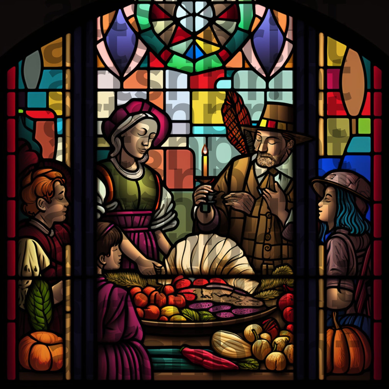 Christmas Dinner PNG - Design Template - 300dpi - Holiday Feast - Etsy