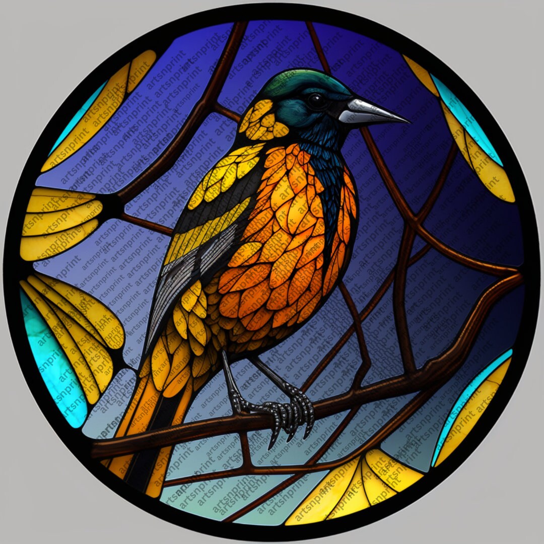 Oriole Png, Oriole Bird, Oriole Sublimation Png, Oriole Wind Spinner ...