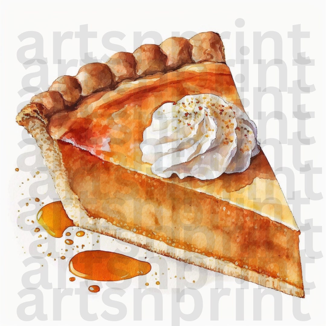 Pie Clipart PNG 5 Pack 300 Dpi Realistic Holiday Dessert Images Clip ...