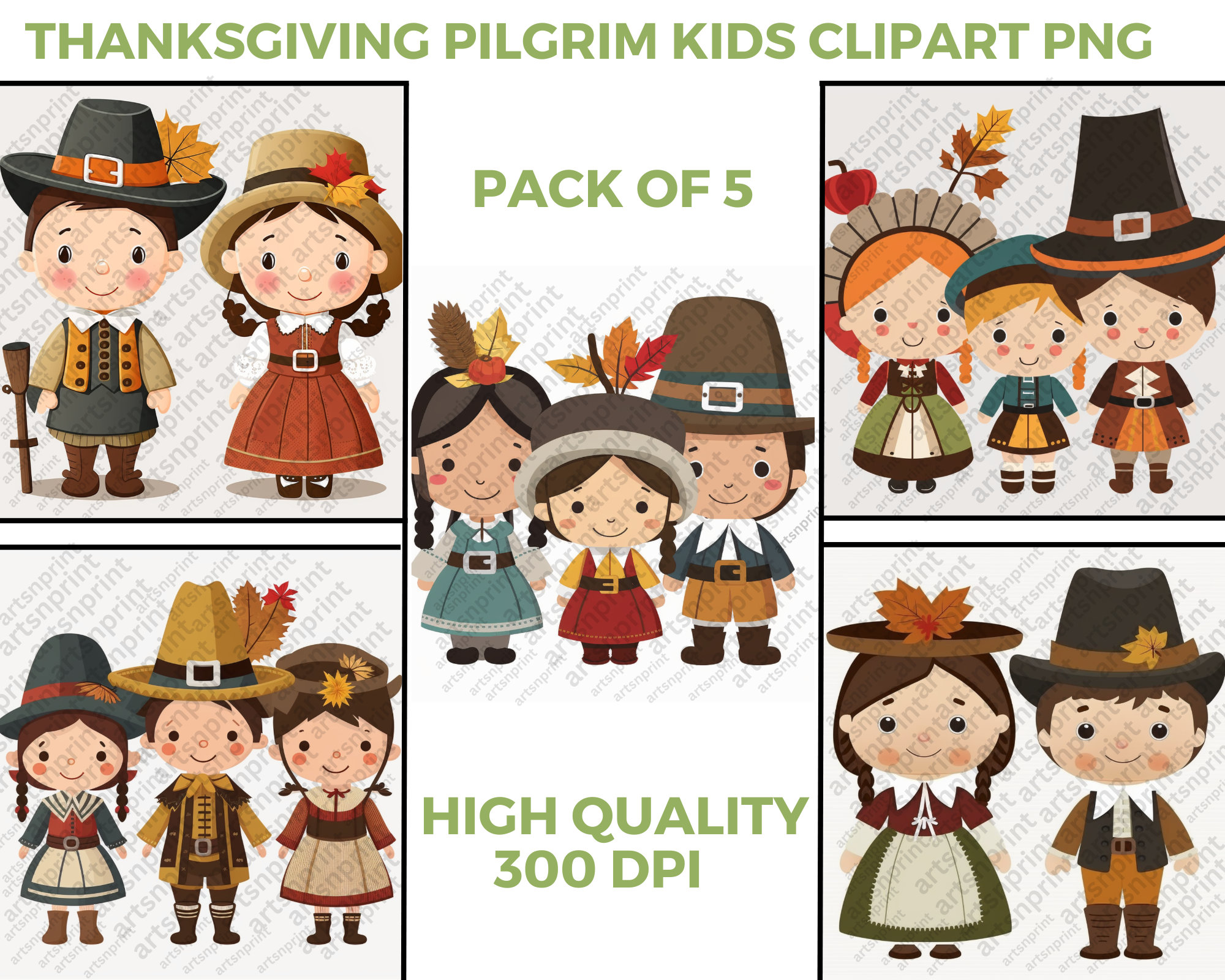 Pilgrim Clip Art For Kids