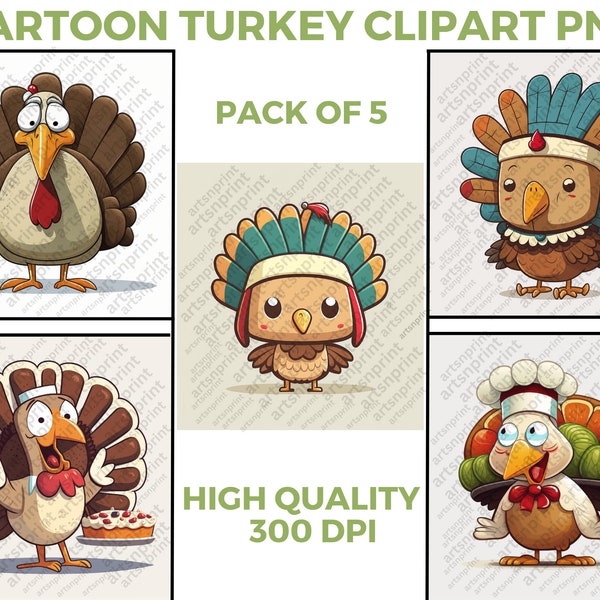 Turkey Clipart - Etsy