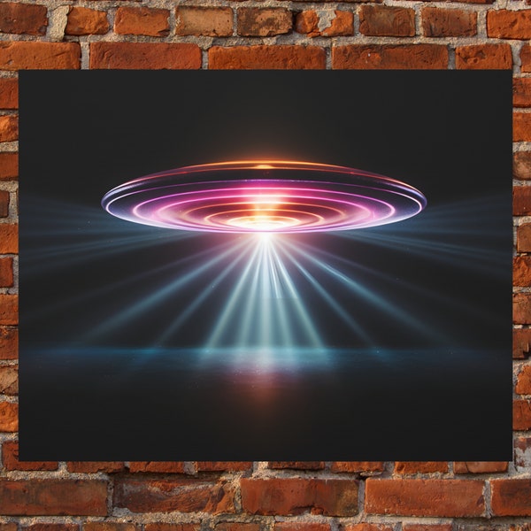 Synthwave Space Art - Etsy