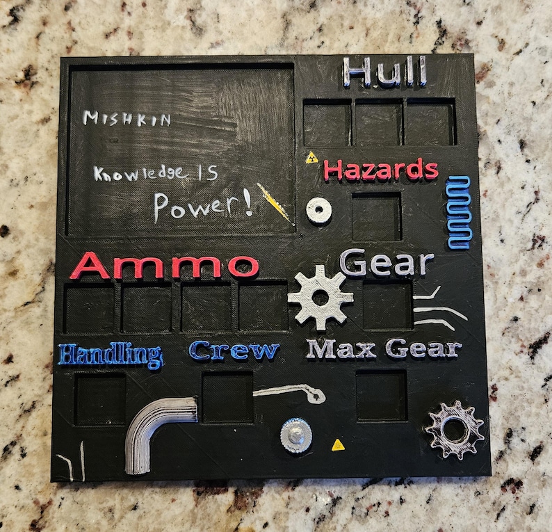 Gaslands Mishkin Dashboard - Etsy