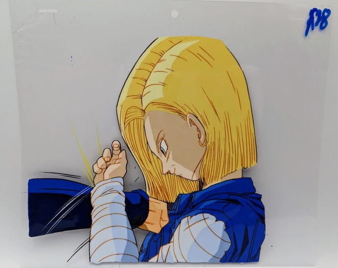 Dragon Ball Z Android 18 the History of Trunks Movie Animation Cel - Etsy