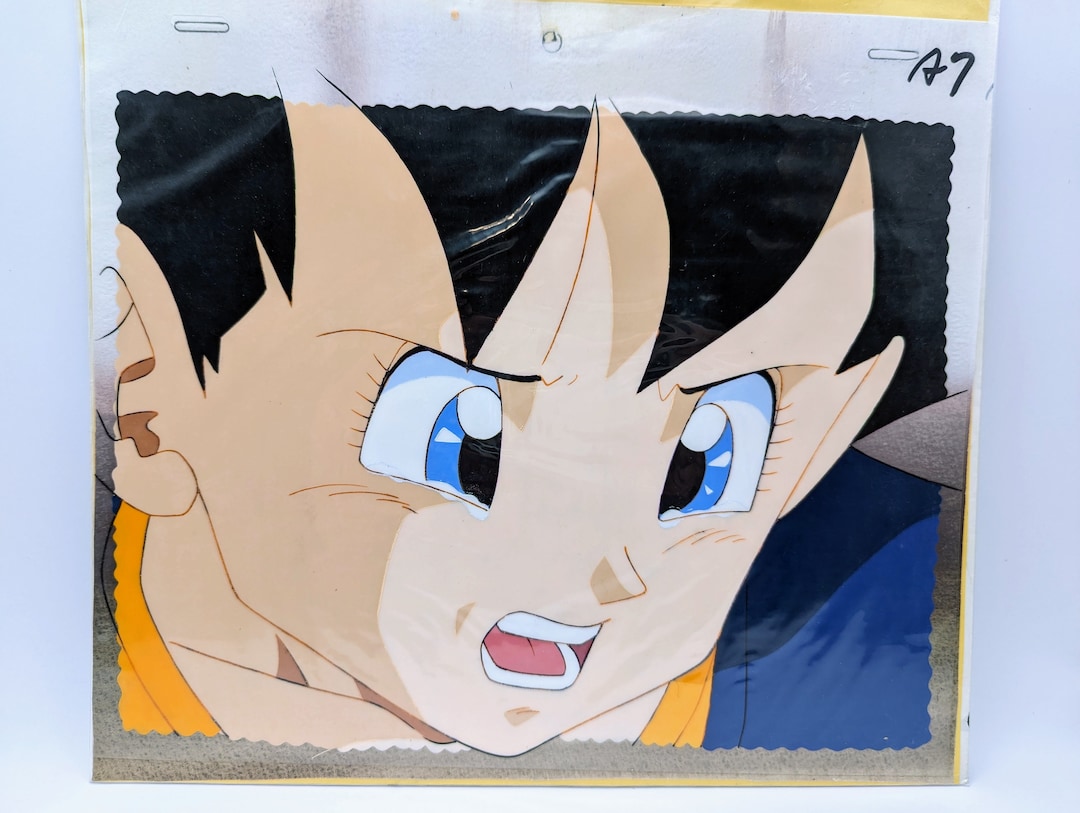 Dragon Ball GT Crying Videl Close up Animation Cel With - Etsy