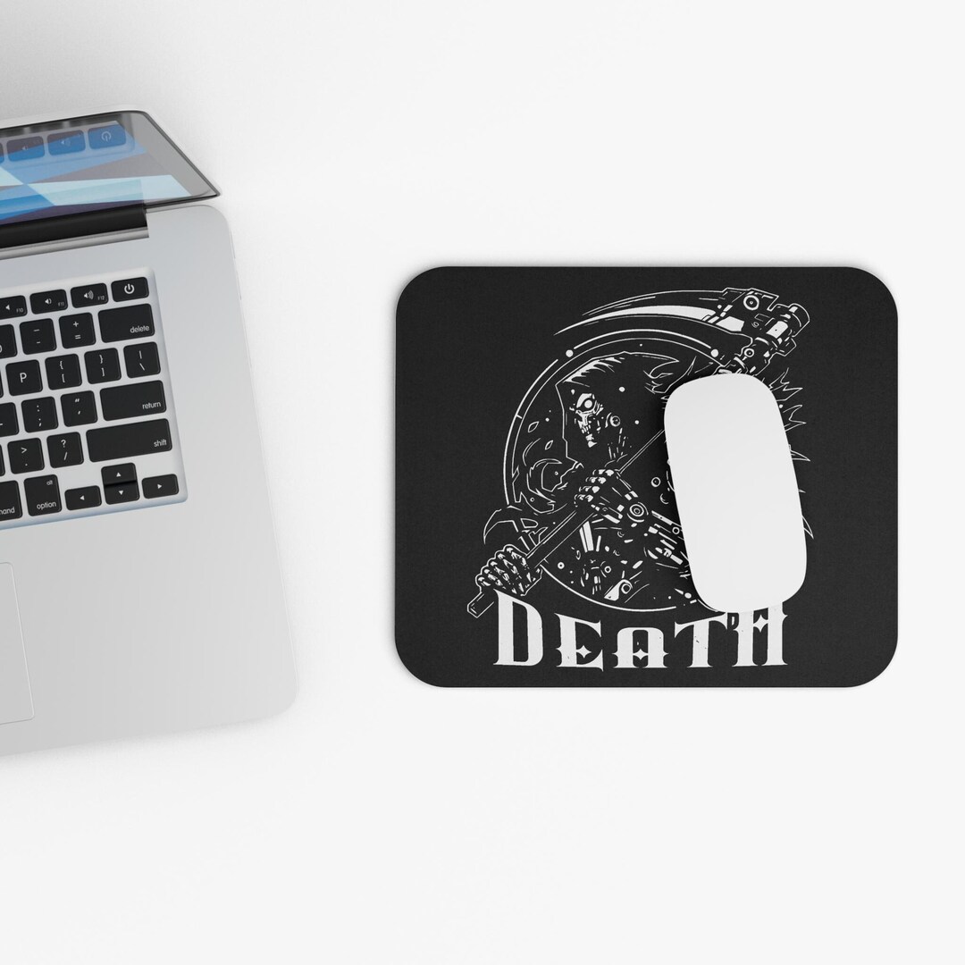 Cyber Grim Reaper Mouse Pad, Death Pad, Cyberpunk Style, Gaming Desk ...