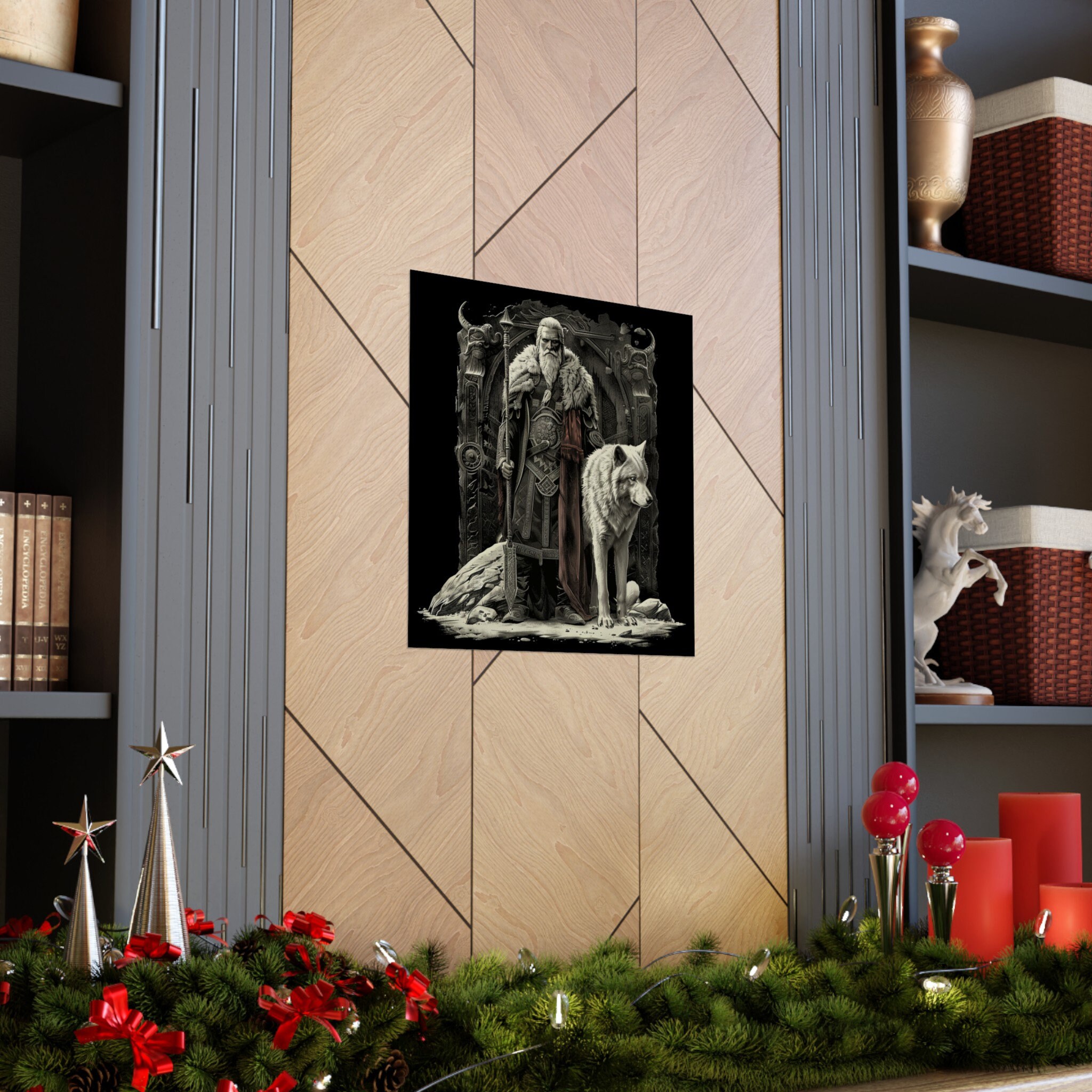 Viking Poster, Odin Poster, Norse Mythology Poster, the Old Gods, Matte ...