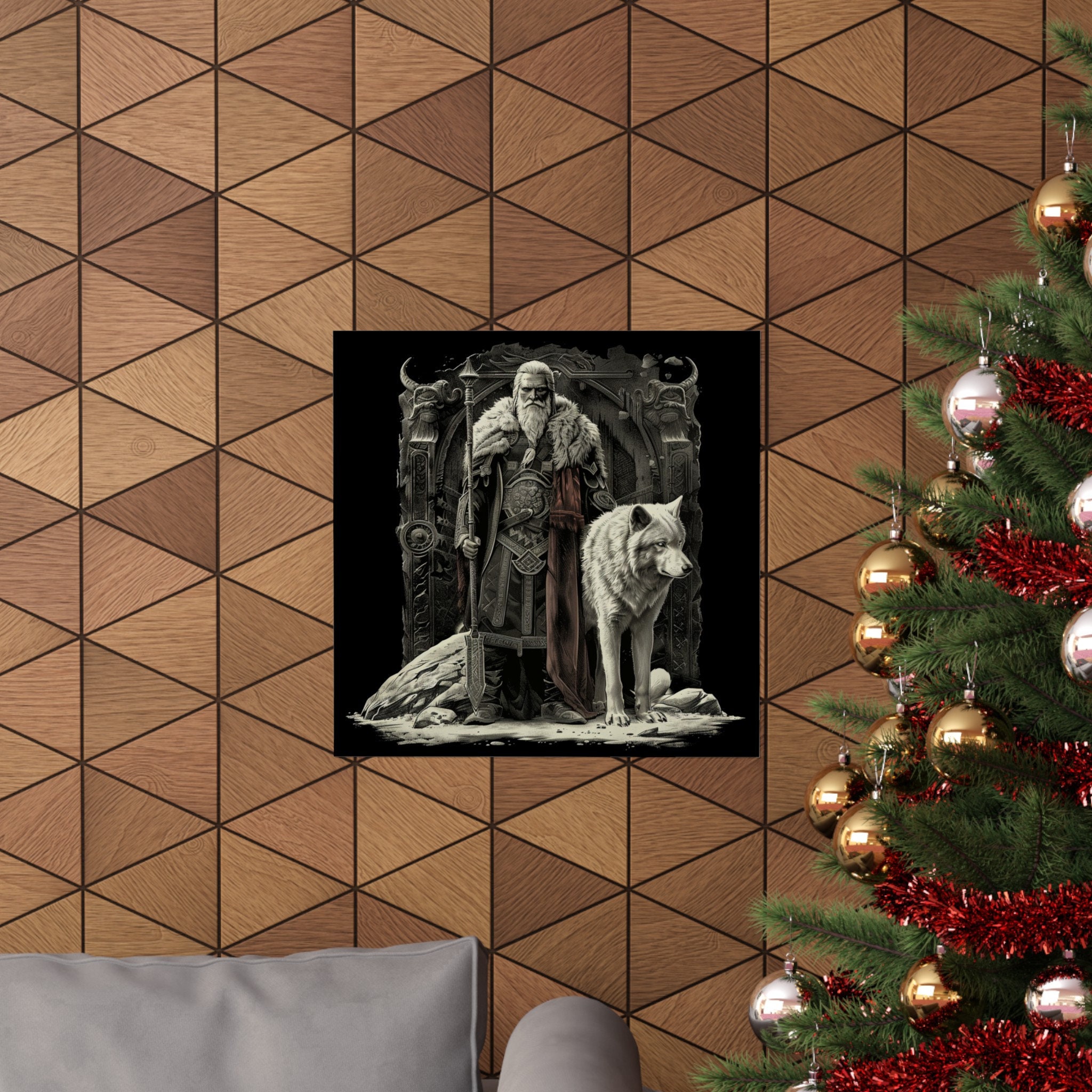 Viking Poster, Odin Poster, Norse Mythology Poster, the Old Gods, Matte ...