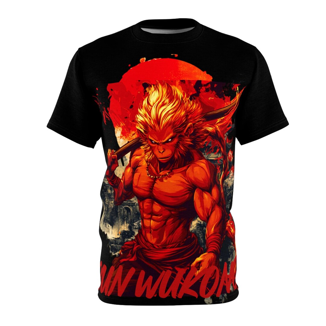 Sun Wukong T-shirt, Monkey King Shirt, Chinese Mythology Tee, Journey ...