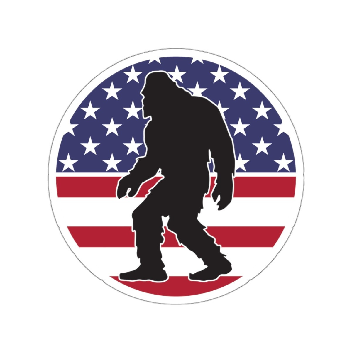 Bigfoot Sticker, Patriot Stickers, Yeti Stickers, Sasquatch Stickers ...