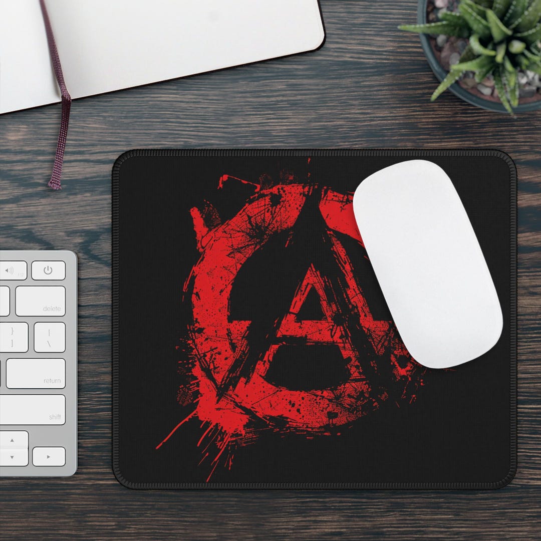 Anarchy Gaming Mouse Pad, Punk Rock Mouse Pad, Anarchist Desk Pad ...