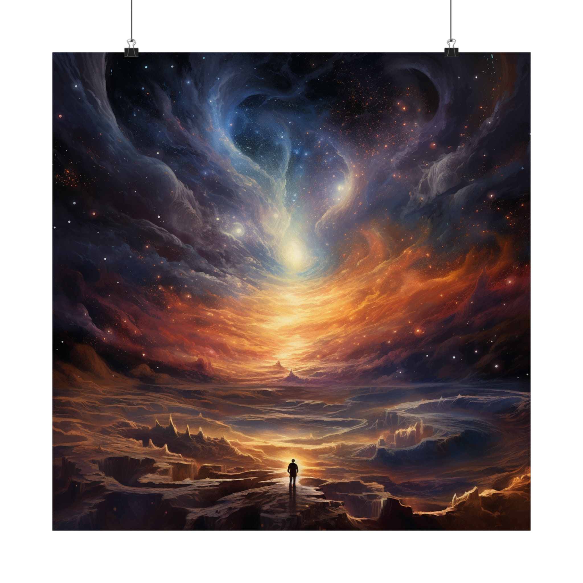 Edge of Creation, Outer Heaven, Space Poster, Matte Horizontal Posters ...