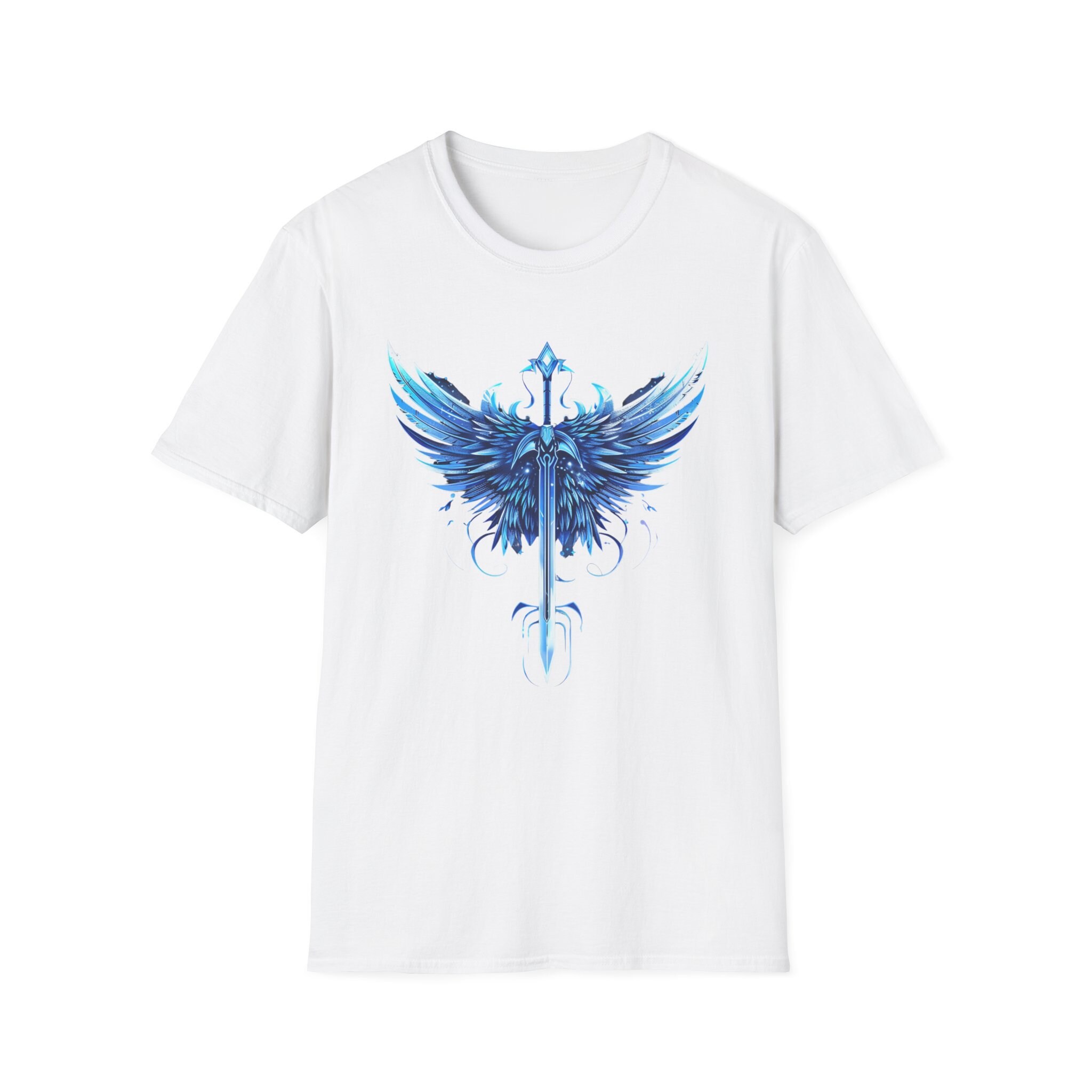 Sword With Wings T-shirt, Angel Wings T-shirt, Warrior Shirt, Sword T ...