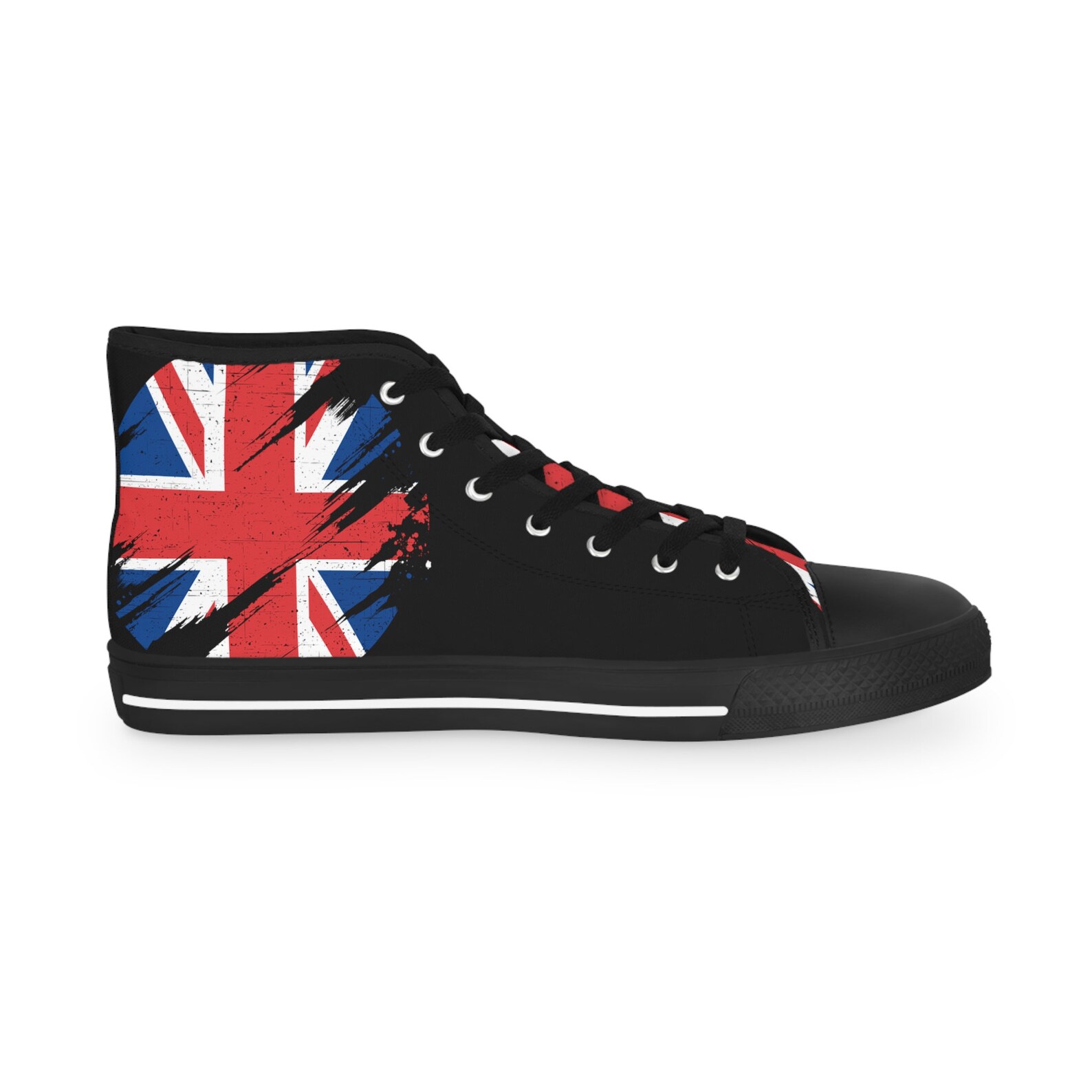 Punk Rock Shoes, Punk Sneakers, British Flag Shoes, Anarchy Shoes, Men ...