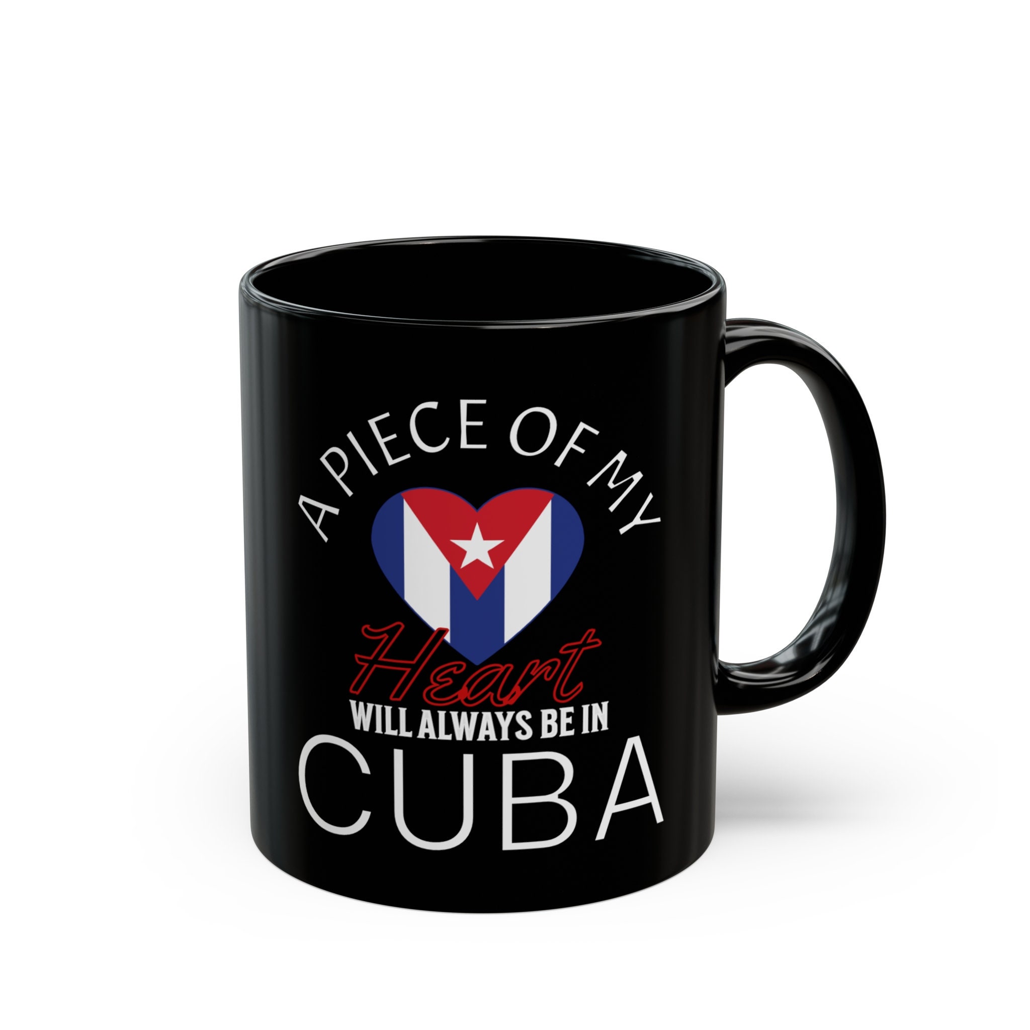 Funny Cuban Mug Cuban Heart Shaped Flag Mug, Cuban Gift for Wife ...