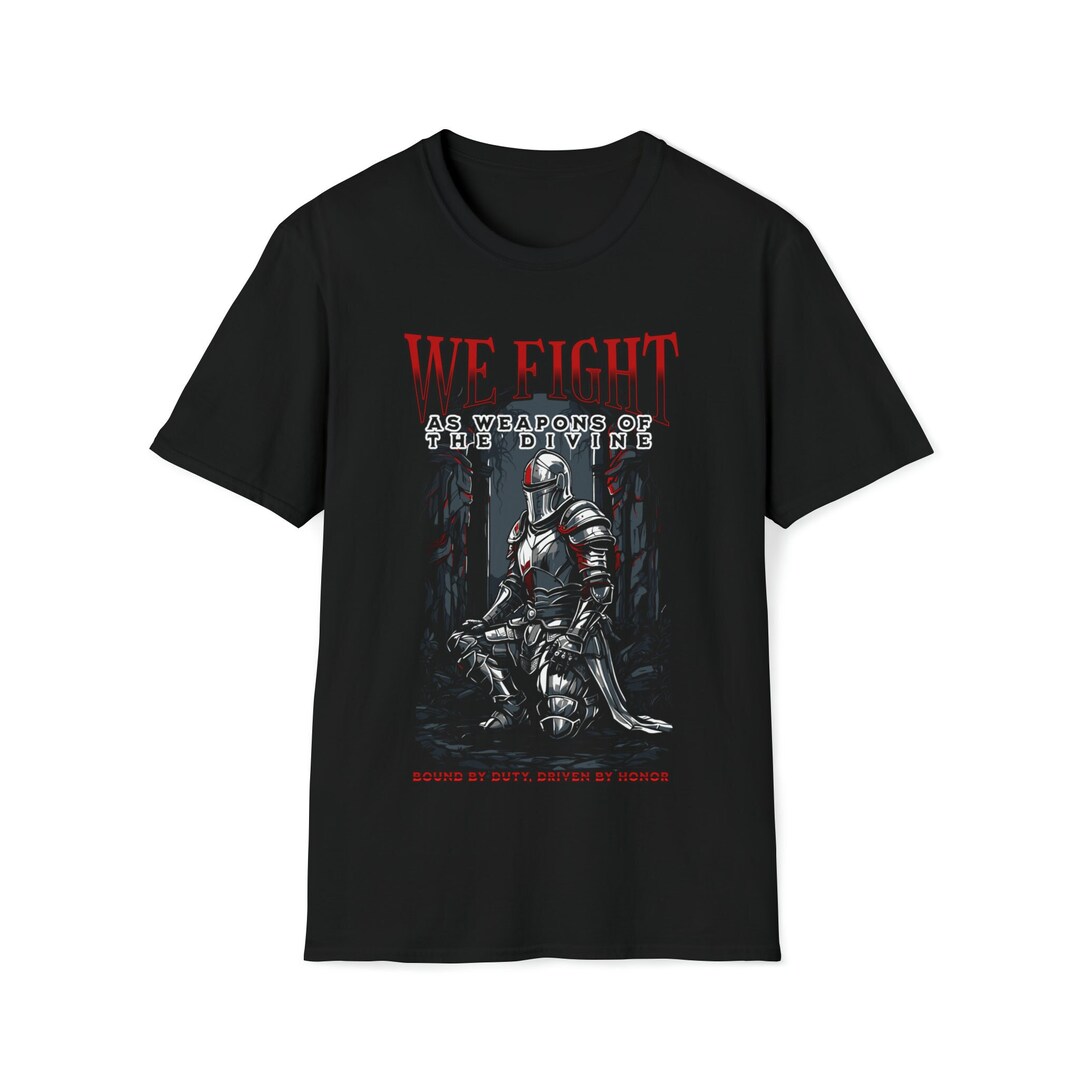 Christian T-shirt, Knight T-shirt, Catholic Knight, Jesus Tee, Unisex ...