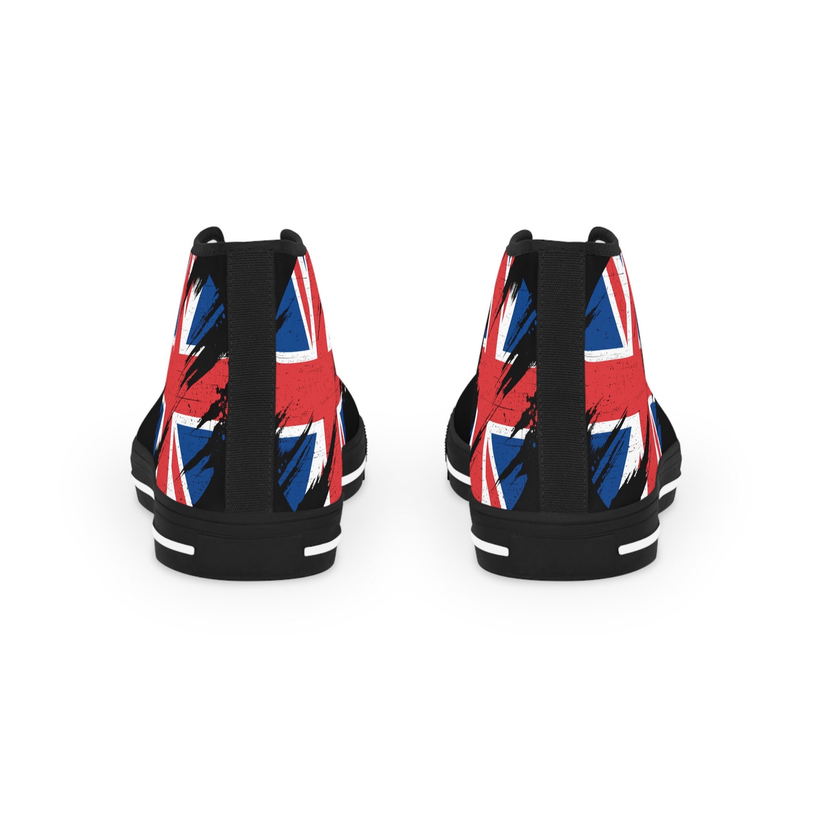 Punk Rock Shoes, Punk Sneakers, British Flag Shoes, Anarchy Shoes, Men ...