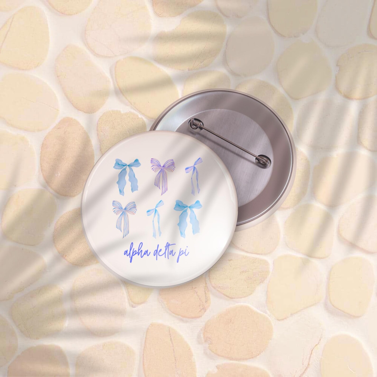 Alpha Delta Pi Game Day Pin Buttons: Sorority Accessories Set - Etsy