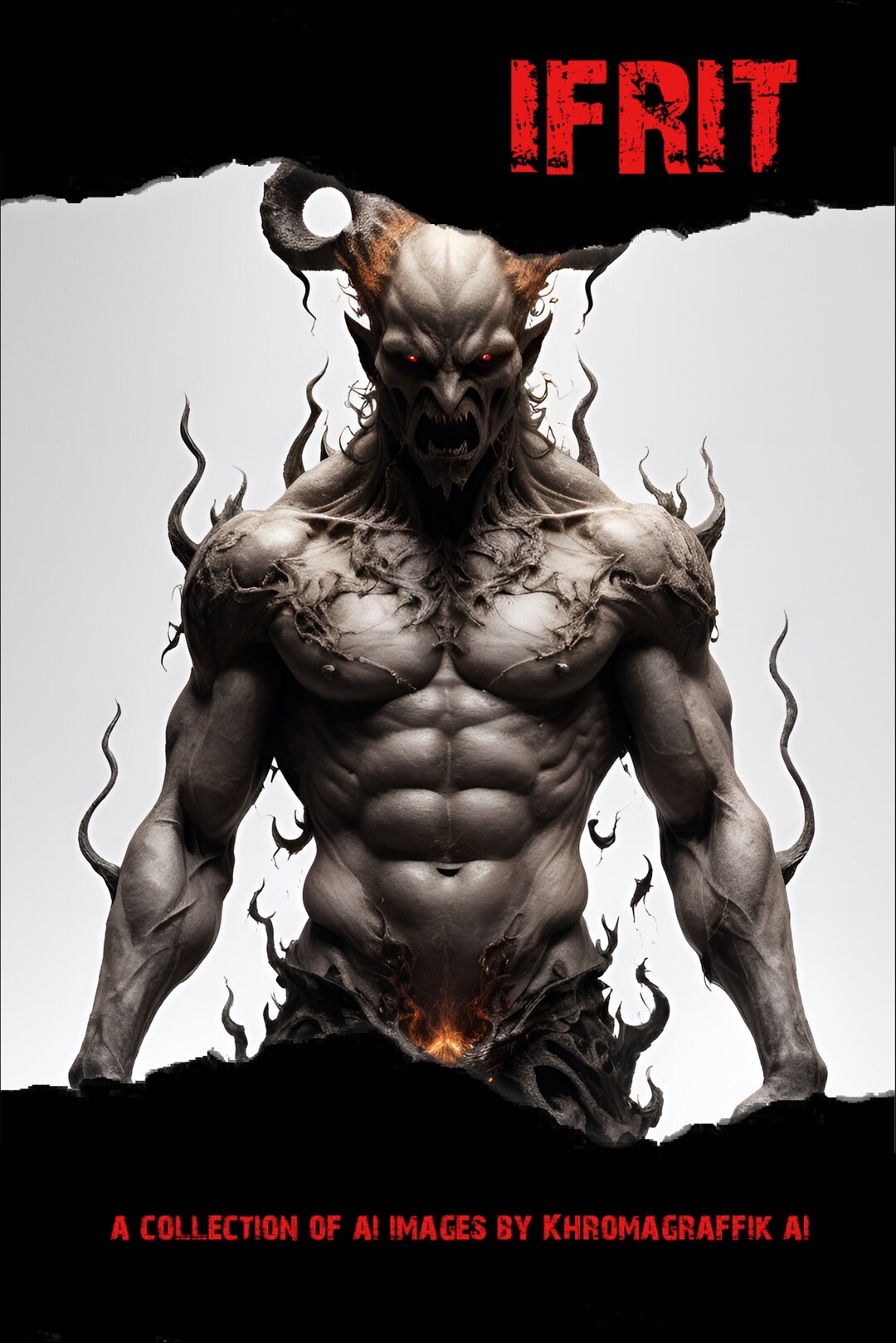 Ifrit: a Collection of 10 Ai Images by Khromagraffik AI - Etsy