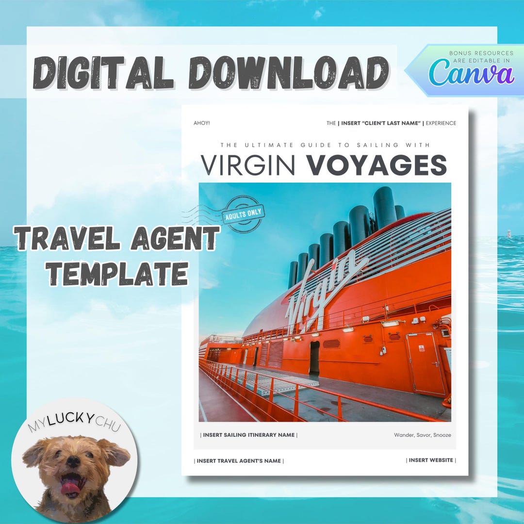 Virgin Voyages Ultimate Cruise Guide Travel Agent Templates | Cruise ...