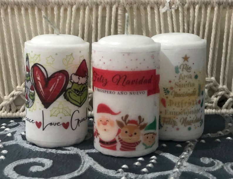 50 Templates for Christmas Candles. Editable Templates in Canva ...