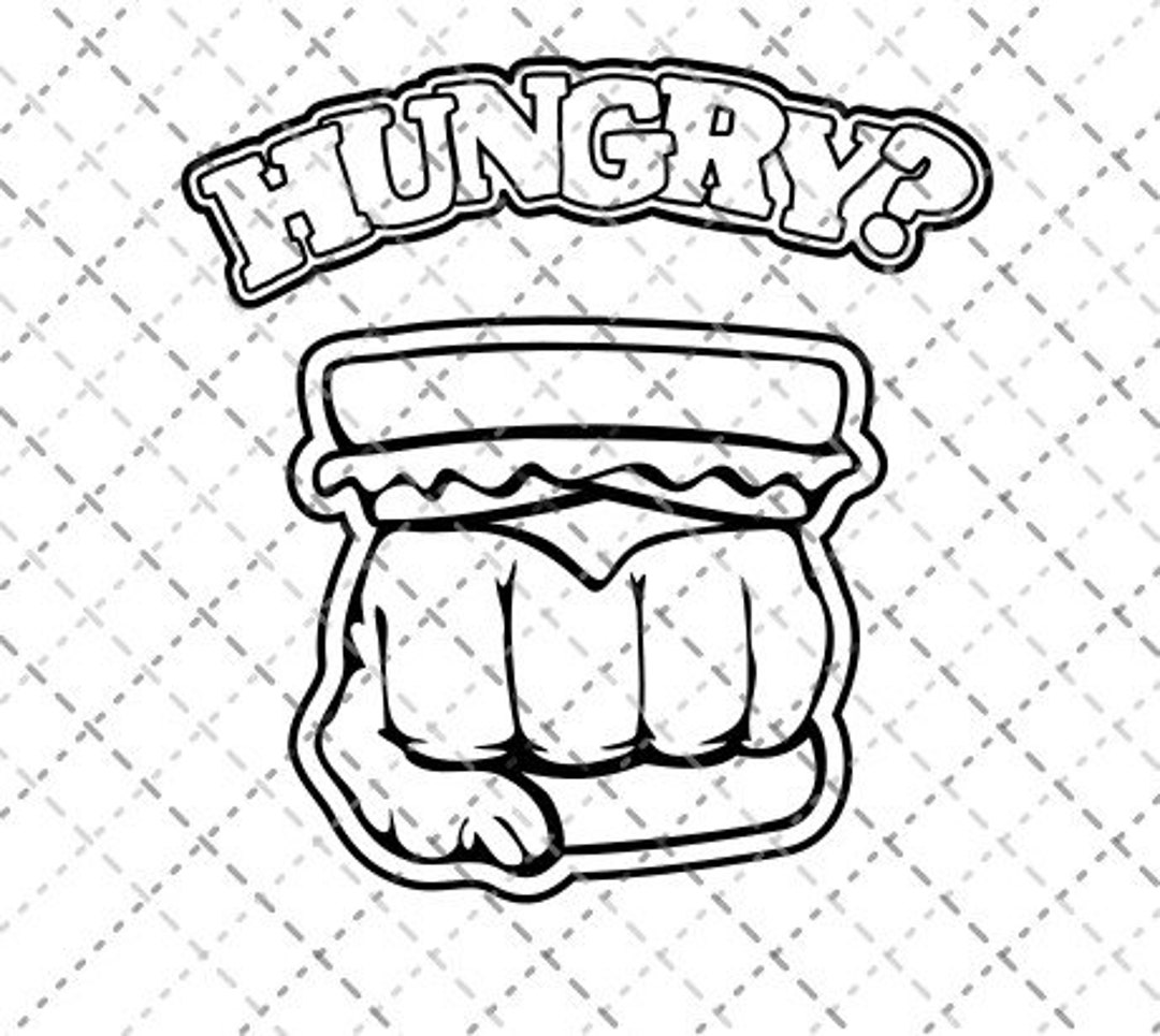 Hungry Knuckle Sandwich SVG, Funny Svg - Etsy UK
