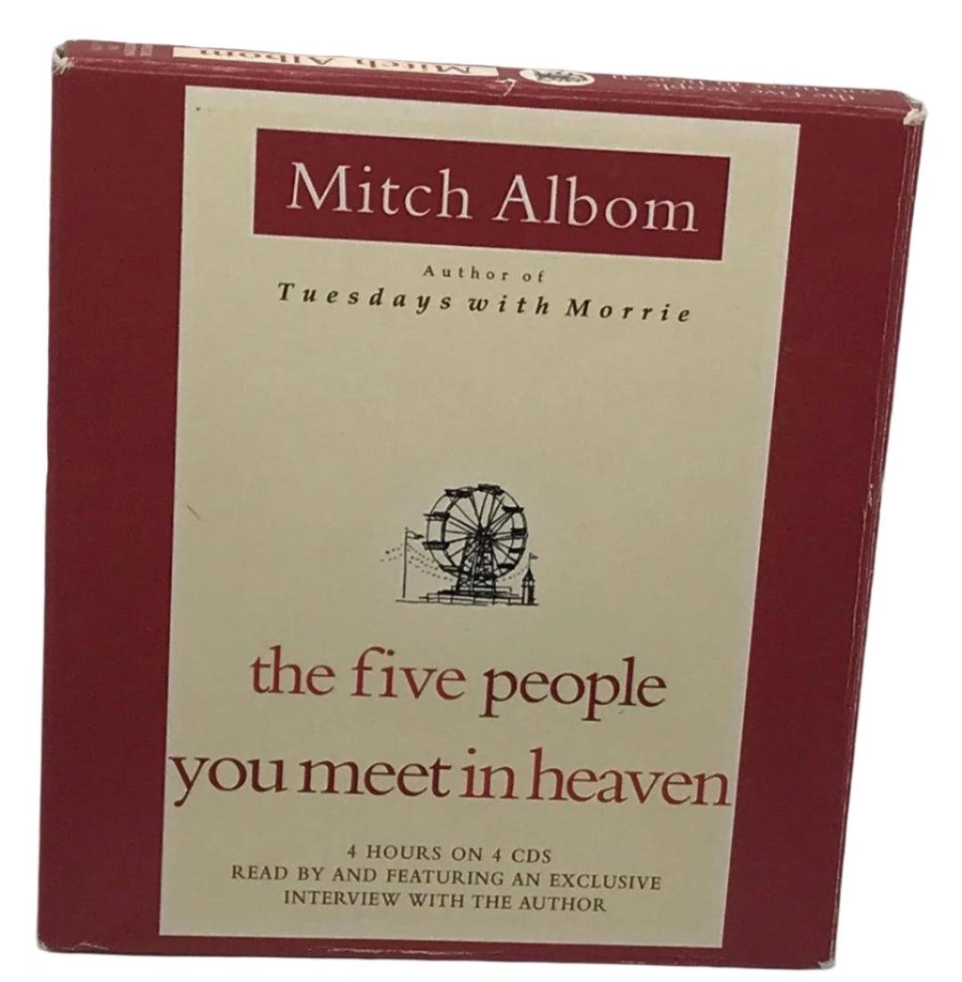 AUDIO BOOK MITCH Albom the Five People You Meet in Heaven - Etsy