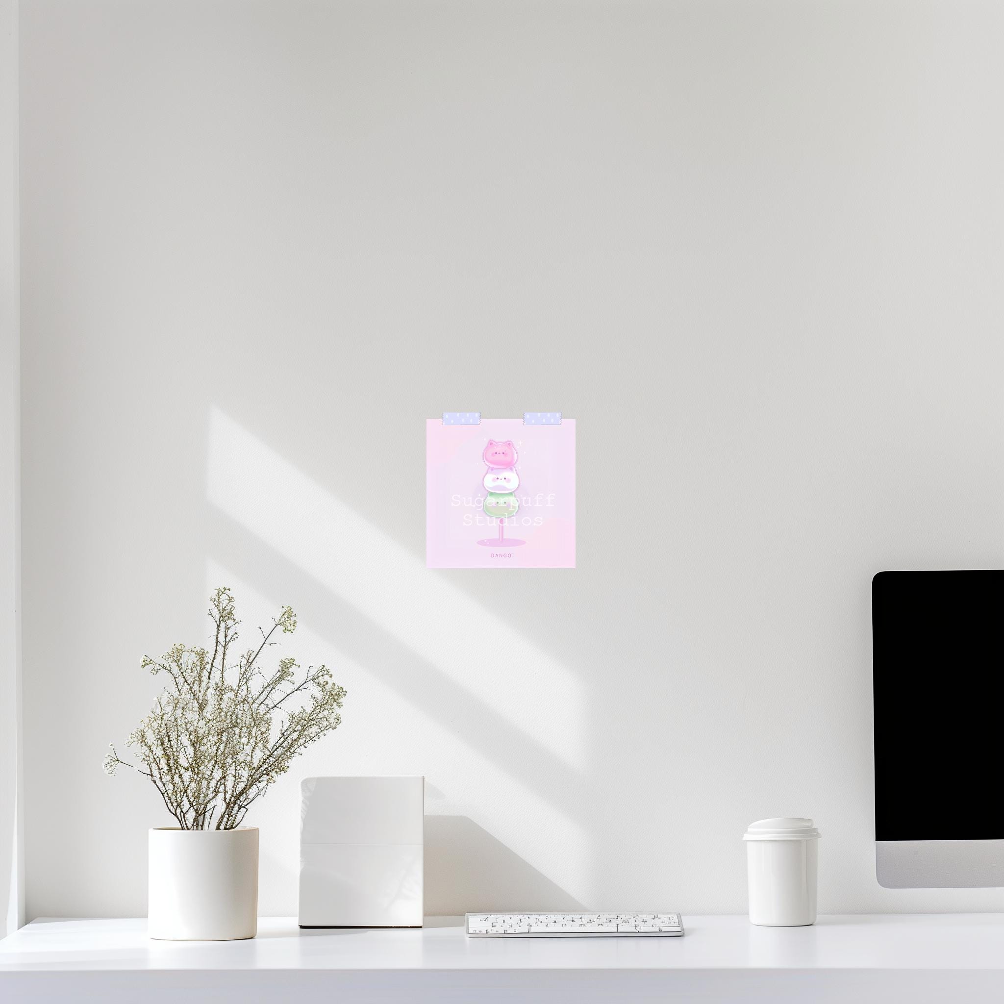 Printable Kawaii Dango Art Print - Adorable Dango Art - Cute Wall Art ...