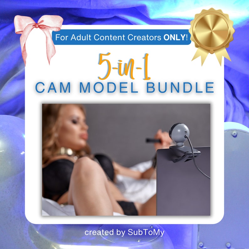 5-in-1 Cam Model Bundle: Captions, Engagement Questions, Morning and Evening Messages, Mass ...