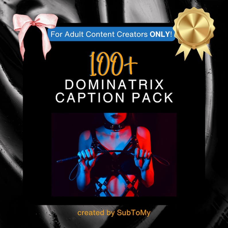 100+ Dominatrix Captions for Onlyfans, Reddit, Social Media, Etc. - Etsy
