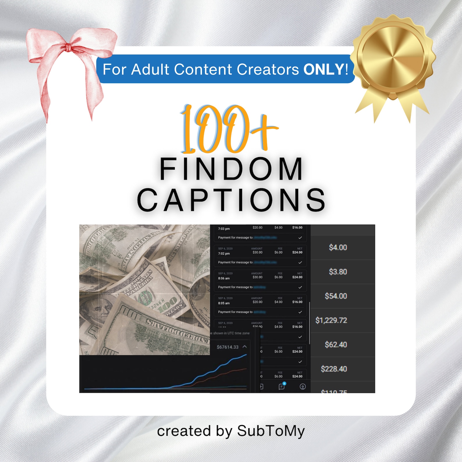 100+ Findom/financial Domination Caption Pack for Social Media, Reddit ...
