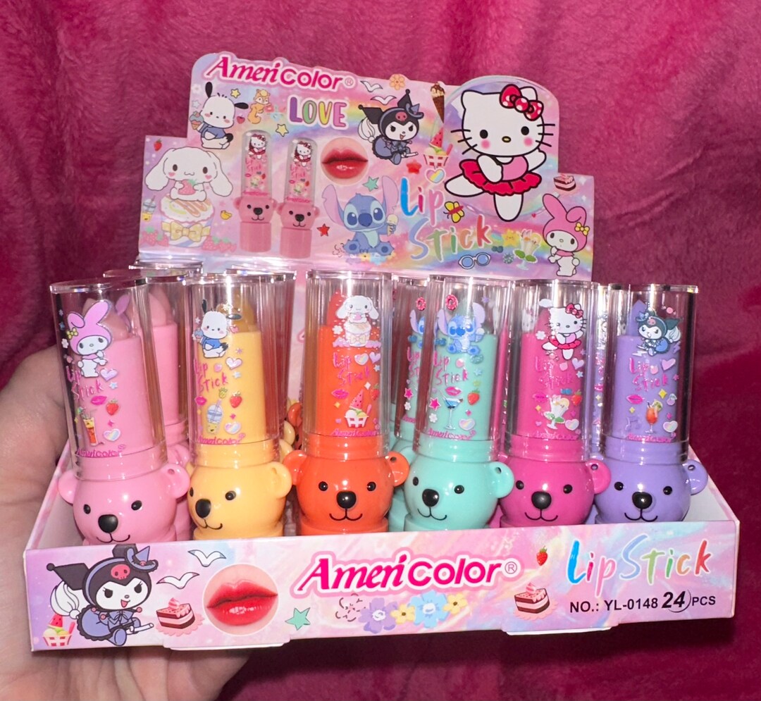 Teddy Bear Sanrio Lipsticks - Etsy