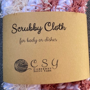 Scrubby Cloth- for Body or Dishes - Etsy