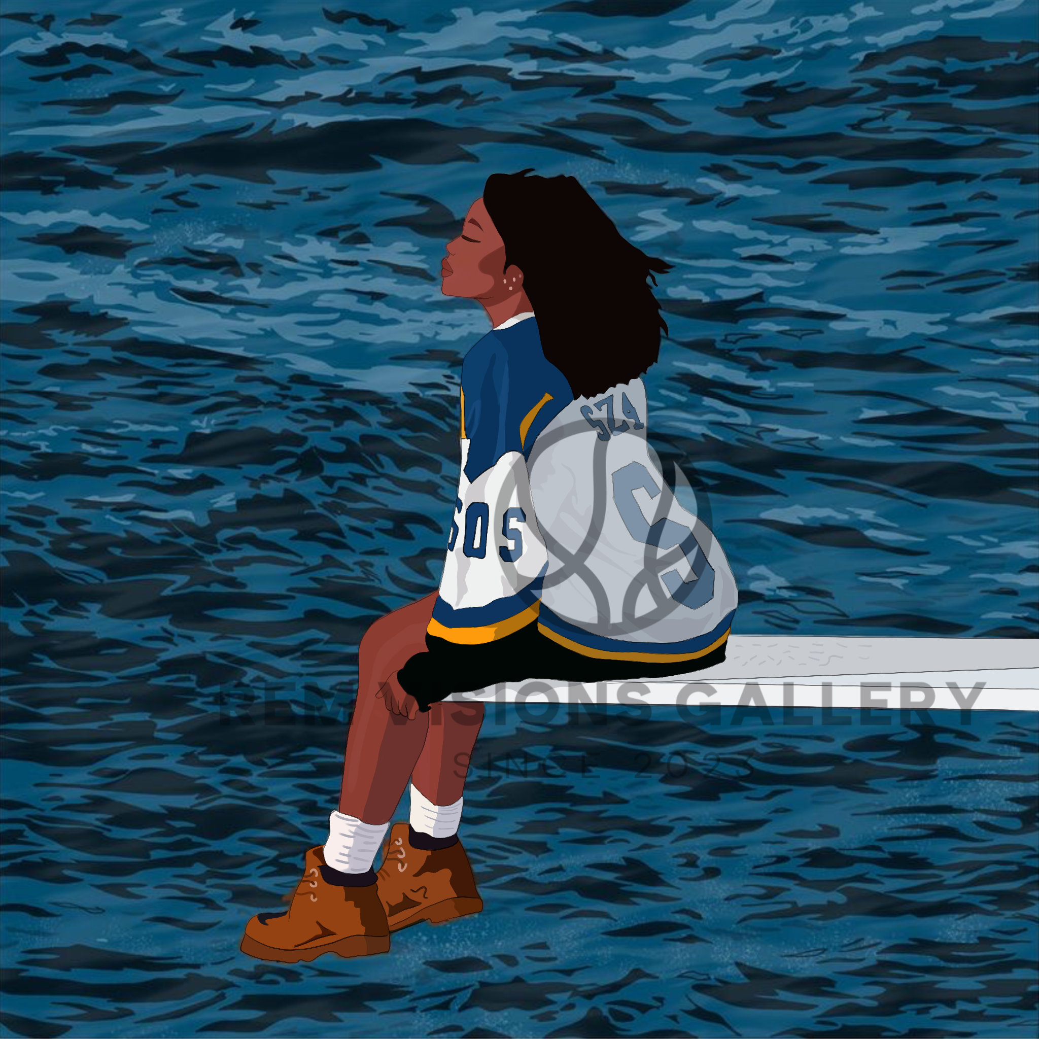 SZA SOS Album Cover Digital Art Wall Decor - Etsy