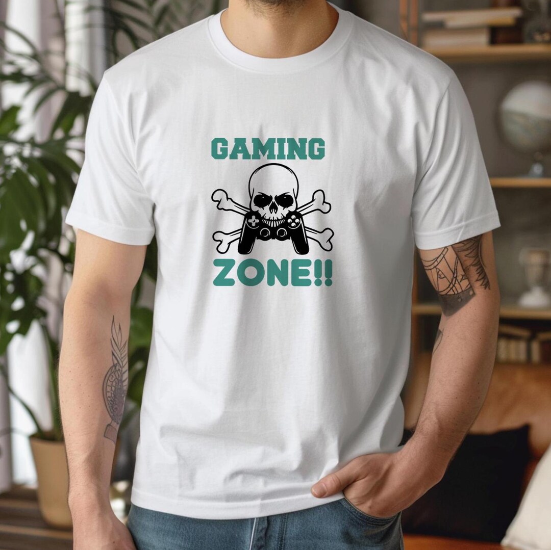 Gaming Zone Cool Streamer Shirt, Video Player Games Lover, Fun Gamer ...