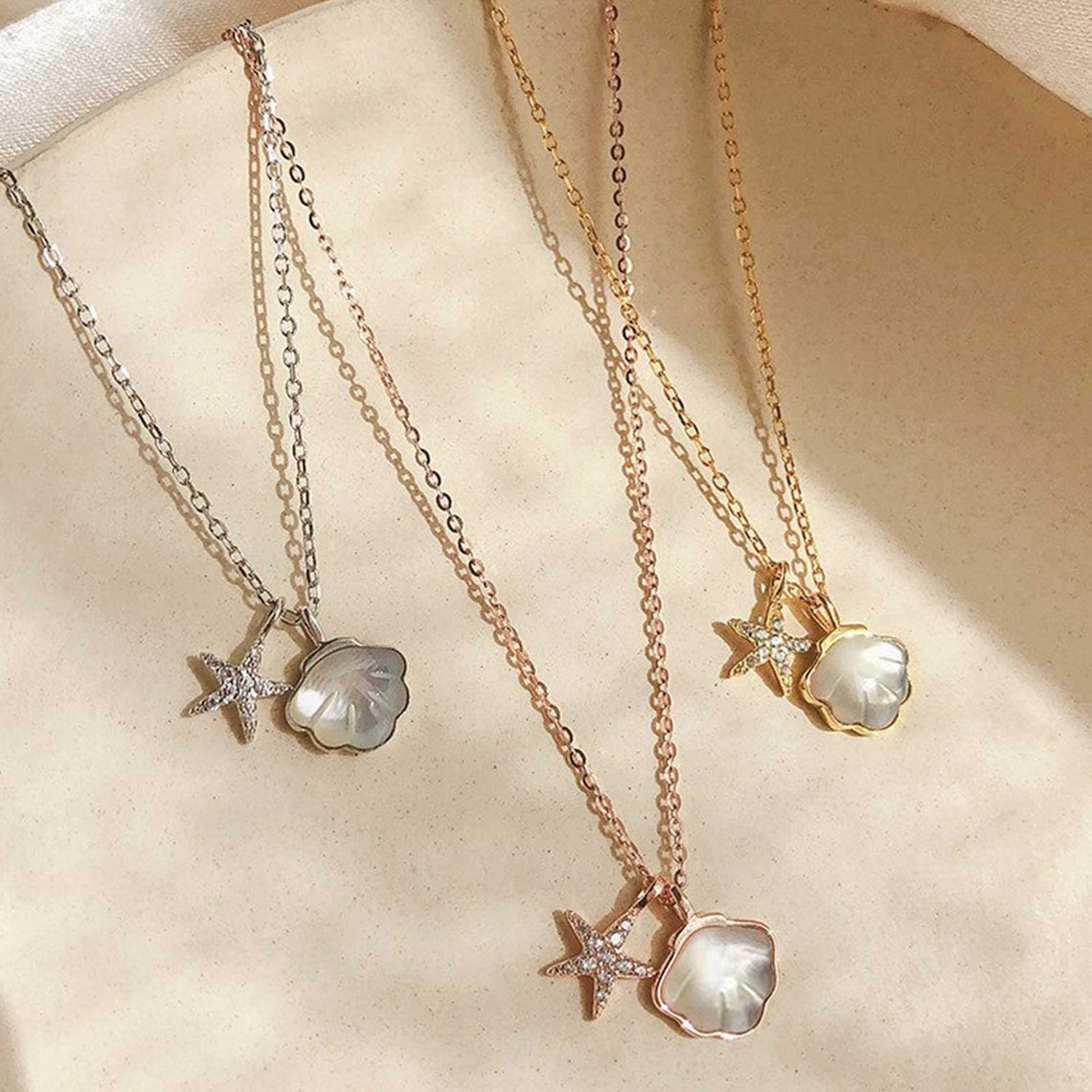 Scallop Seashell Necklace Handmade Seashell Necklace Shell Necklace ...