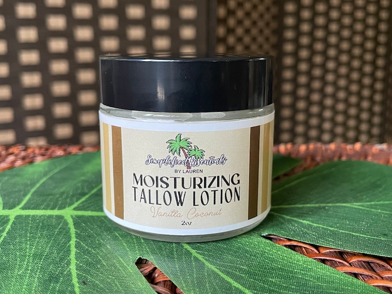 Moisturizing Tallow Lotion I Grass-fed Tallow I Organic I Non-toxic - Etsy