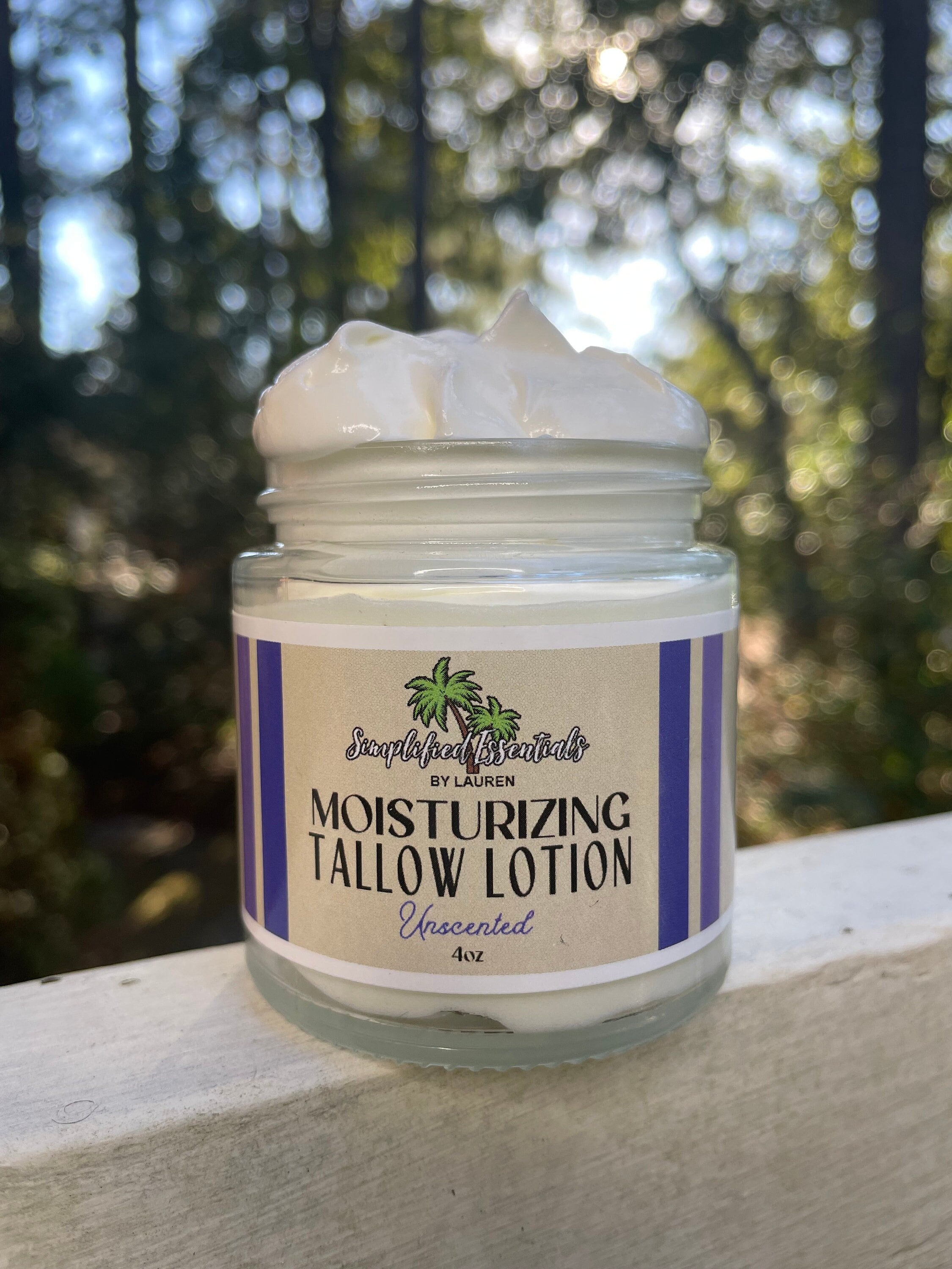 Unscented Whipped Tallow Lotion I 100% GRASS FED I All Natural I Face ...