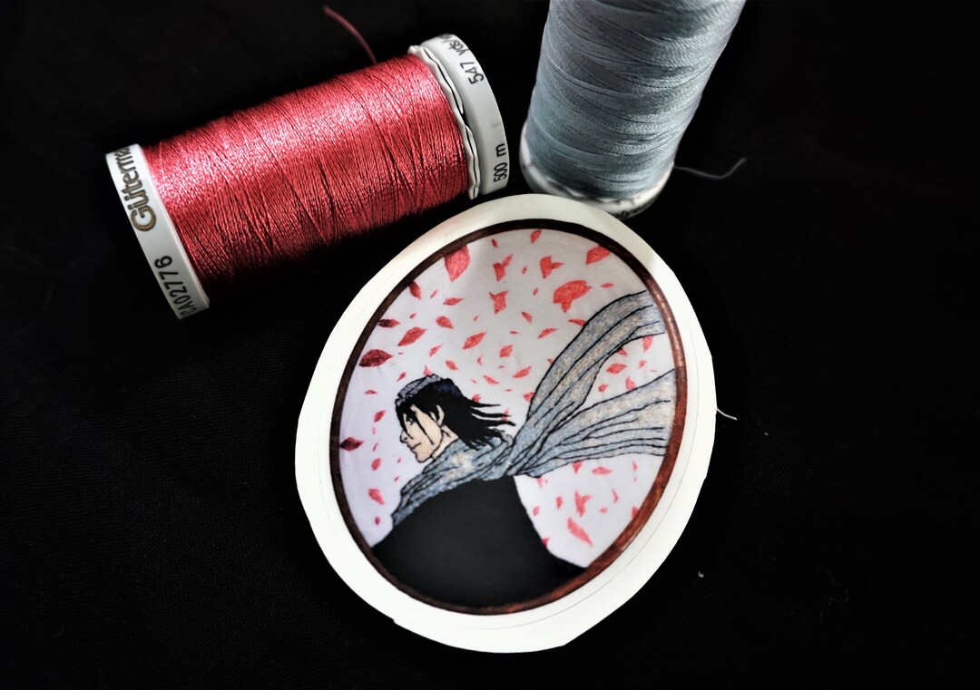 Senbonzakura Embroidery - Anime Sticker - Etsy
