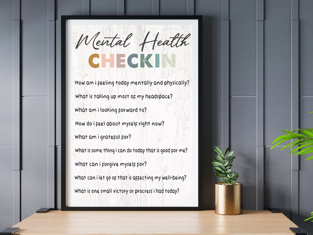 Mental Health Therapy, Digital Download, Therapy Poster, Counselor Wall ...