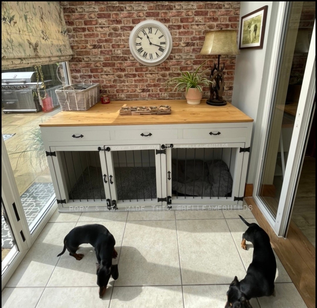 Wooden Dog Crate Furniture - Etsy