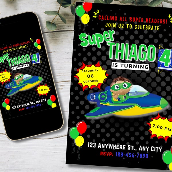 Super Why Birthday - Etsy