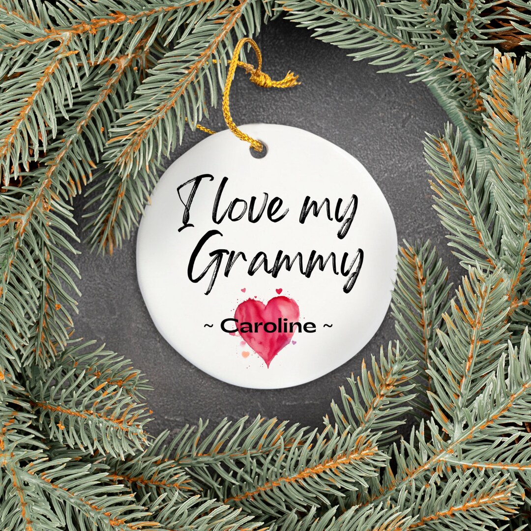 Personalized Grammy Ornament, Personalized Grammy Gift, Custom Grammy ...