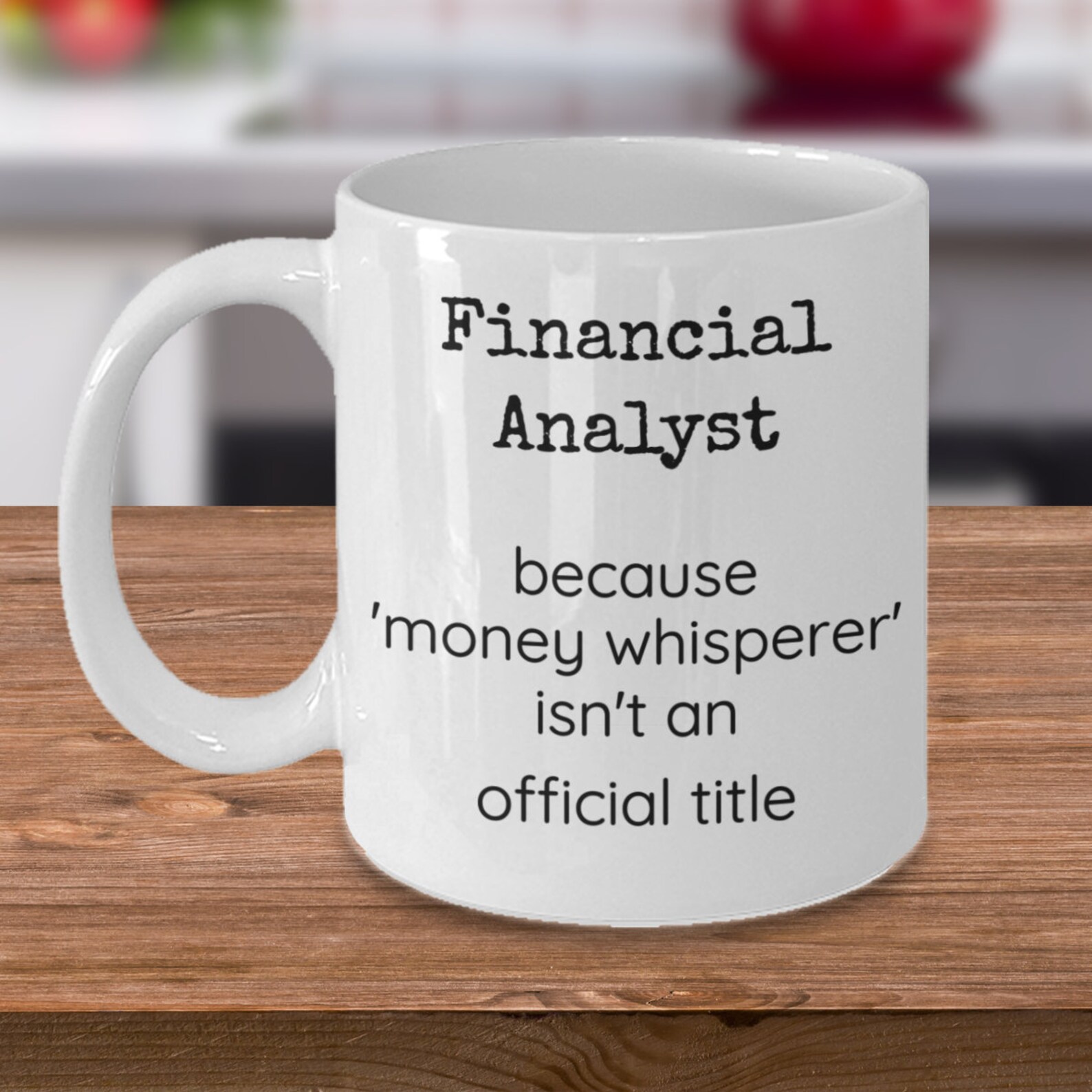Financial Analyst Mug, Custom Financial Analyst Coffee Cup, Financial ...