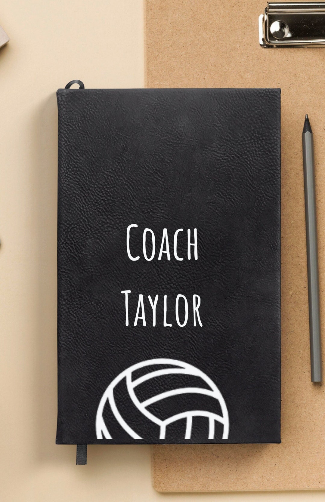 Volleyball Coach Journal, Personalized Coach Gift, Volleyball Coach ...